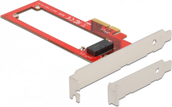 Delock PCI Express x4 Card to 1 x EDSFF E1.S Slot - Low Profile Form ...