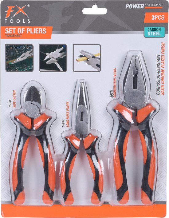 FX Tools Tangen set 3 stuks | bol