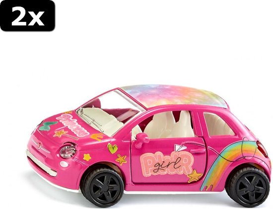 2x Siku Craftwork model Fiat 500 Princess | bol.com