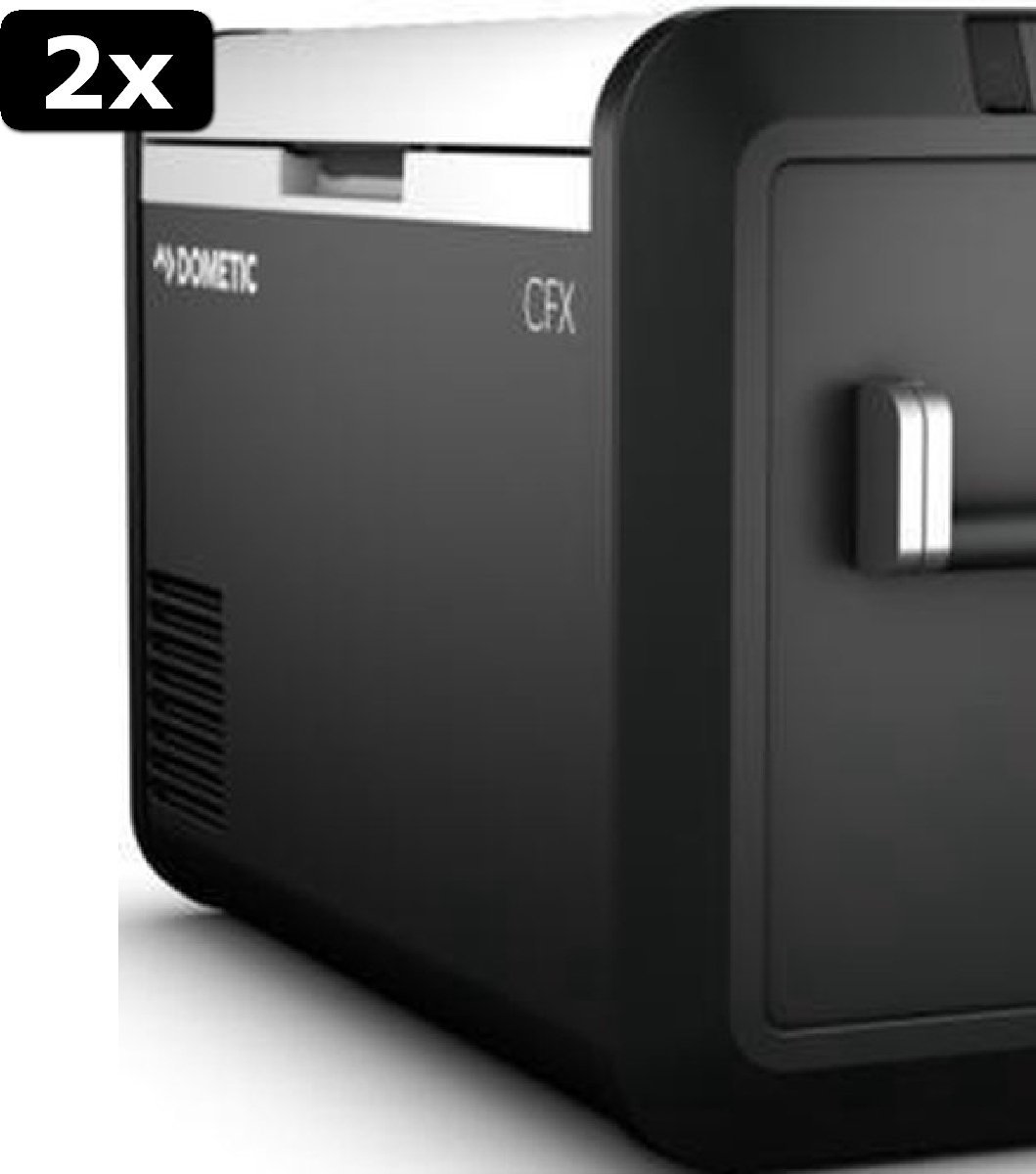 2x Dometic CFX3 55 Compressor Koelbox - 55L - 12/24/230v - Energieklasse C - Zwart/grijs | bol.com