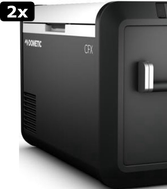 2x Dometic CFX3 55 Compressor Koelbox - 55L - 12/24/230v - Energieklasse C - Zwart/grijs | bol.com