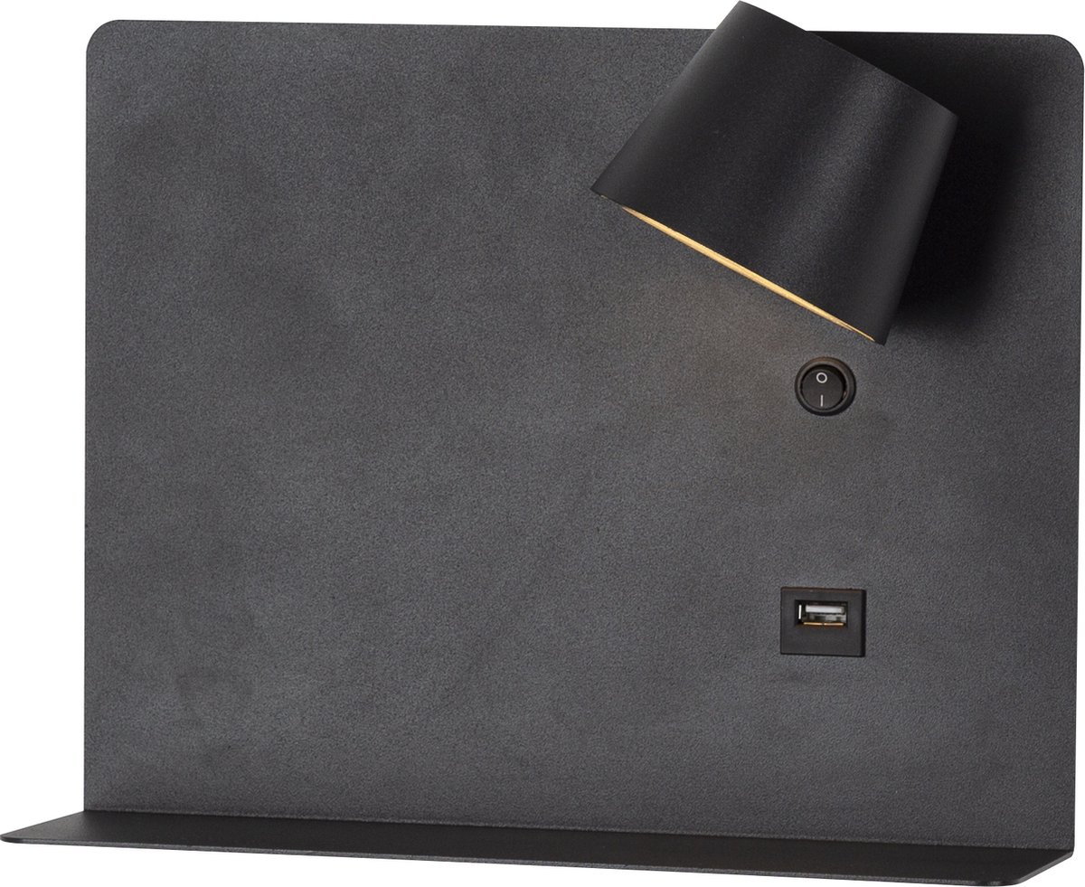 Solution USB wandlamp Zwart | bol
