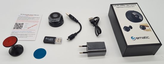 Ematic - Smart I Spy Camera - 300mAh - Verborgen Camera - Mini Camera ...