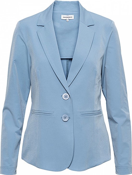 &Co Woman blazer Phileine travel - Ice blue | bol.com