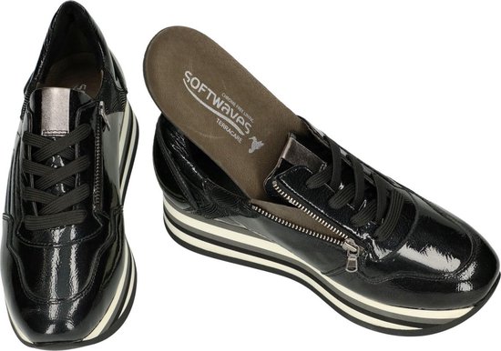 Softwaves -Dames - zwart - sneakers - maat 40.5 | bol.com