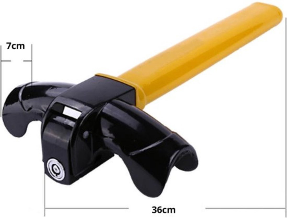 Vittura® stuurslot | Stuurwiel vergrendeling | Anti diefstal ...