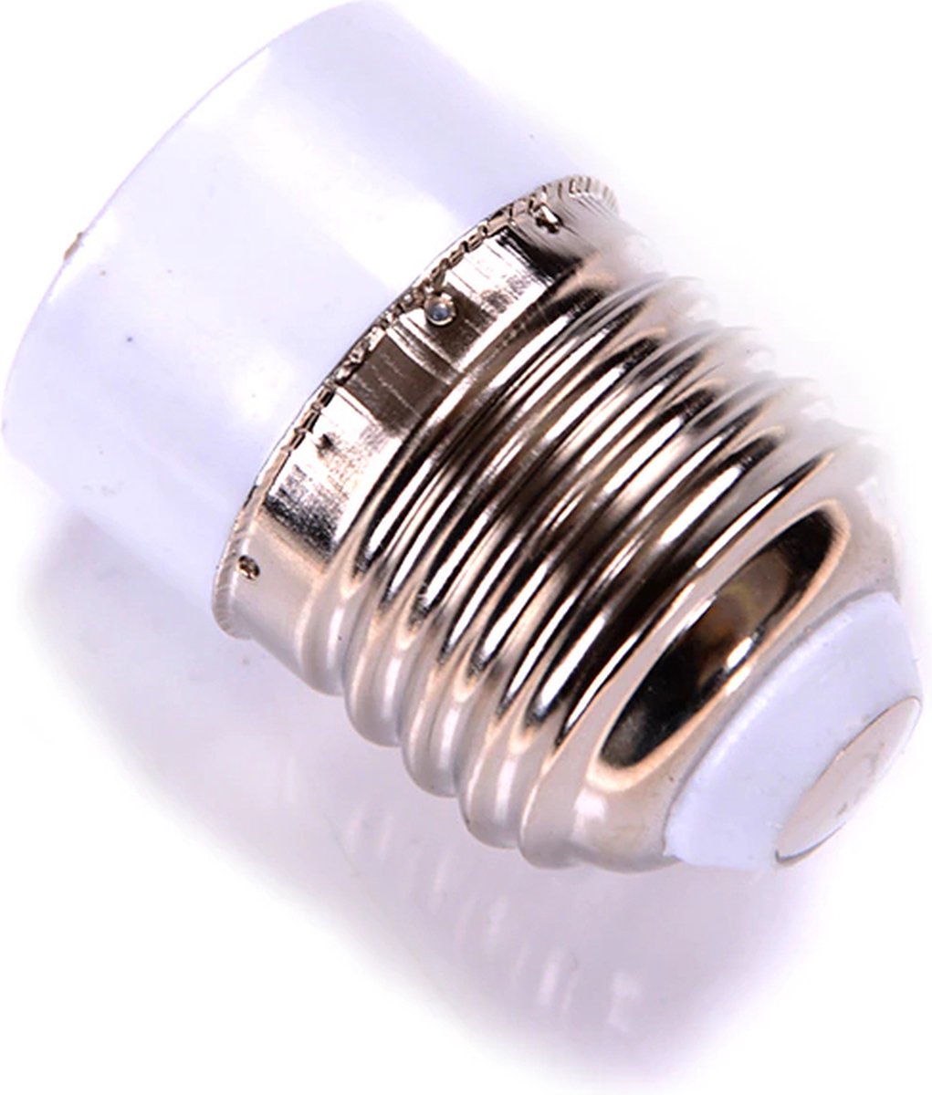 Verloopfitting - Fitting vergroter - 2stuks - Verloop fitting - Wit - E14 naar E27 - 230V | bol.com