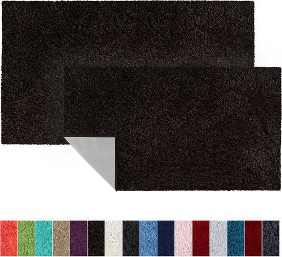 Karat Badmat - Sky Soft - Douchemat - Anti-Slip - Bruin - 70 x 120 cm | bol