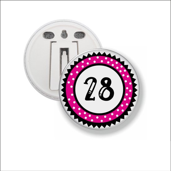 Button Met Clip 58 MM - 28 | bol