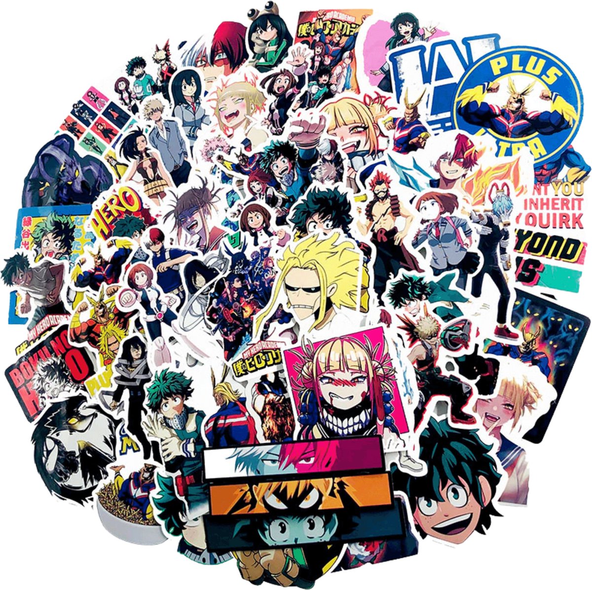 My Hero Academia Stickers 70 Stuks Manga Anime Stickers Volwassenen Laptop