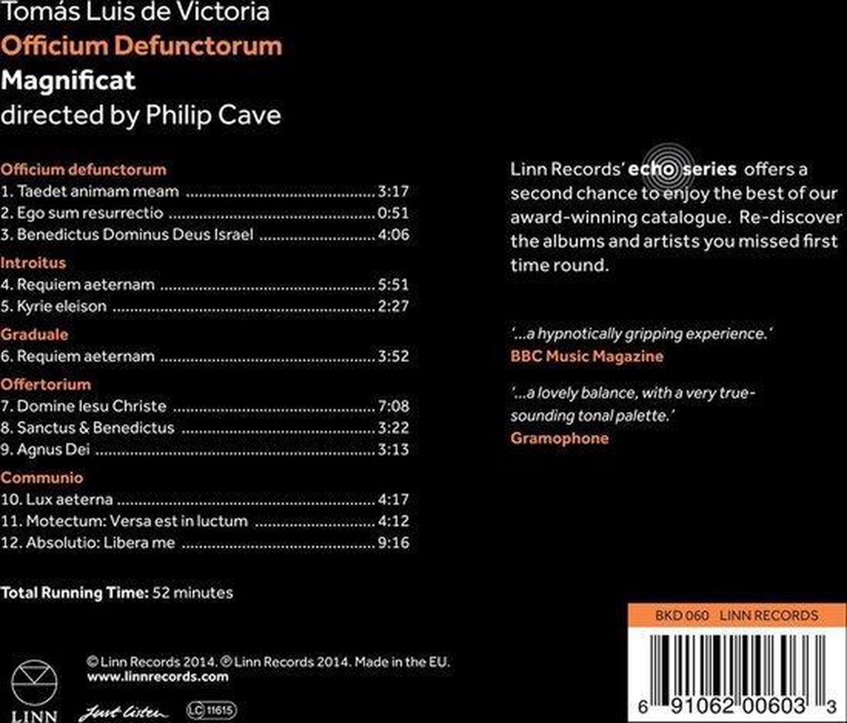 Officium Defunctorum, Philip Cave | CD (album) | Muziek | bol.com