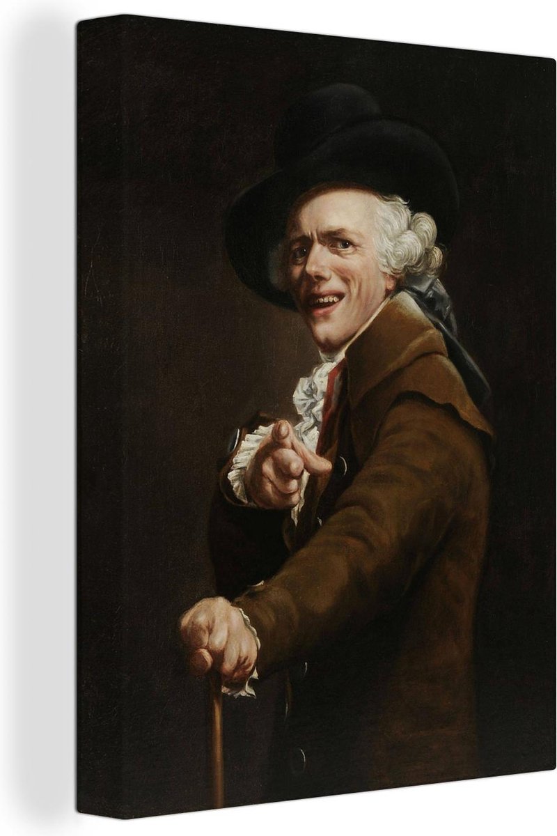 Canvas Schilderijen - Zelfportret - Joseph Ducreux - 90x120 cm ...