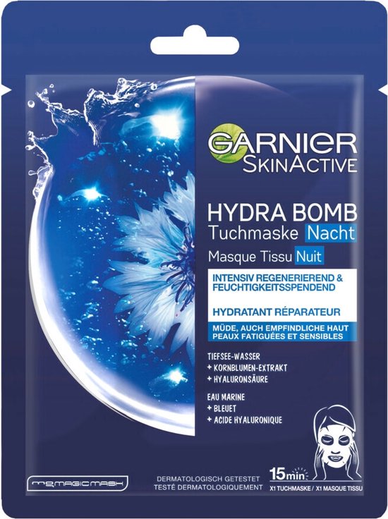 5x Garnier Skinactive Face Skin Active Tissue Masker Gezichtsmasker ...