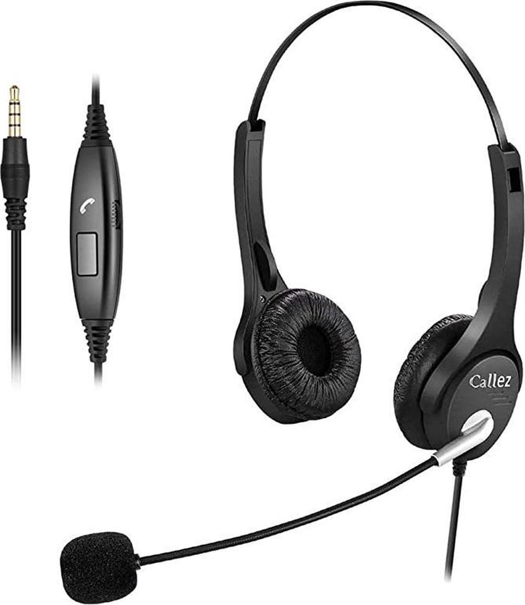 headset met microfoon for pc - Headset, Mobiele Telefoon 3,5 mm jack ...