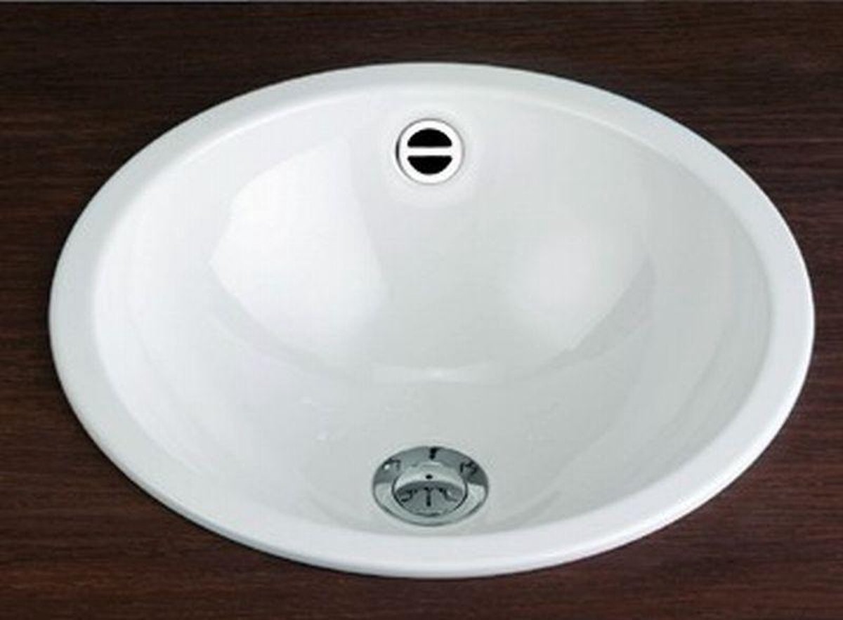 Alape vasque à encastrer EB.K400 avec plage de robinetterie + trop ...