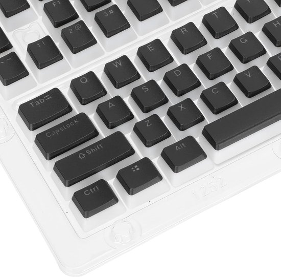 129 Keys Custom Keycap Set - Pudding Transparent OEM Height ...