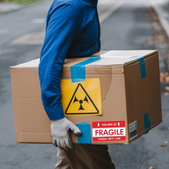 Fragile Stickers 3x5 inch - 100PCS - Please Treat with Care - Shipping ...