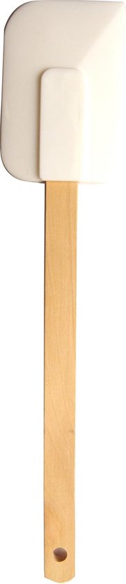 Trekker met zacht houten handvat - beige - 27,5 cm | bol