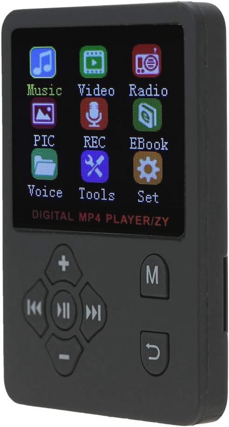 MP3 Player/MP4 Player, USB2.0 Thin Lightweight Portable Color Screen ...