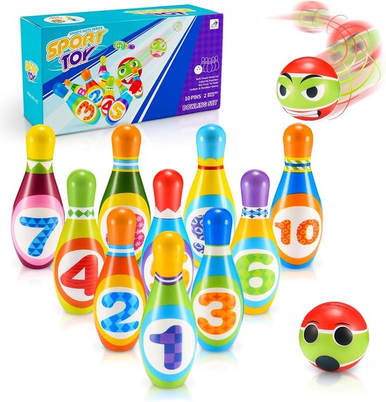 Bowlingbal voor Kinderen - Leuke Spelset voor Binnen en Buiten | bol