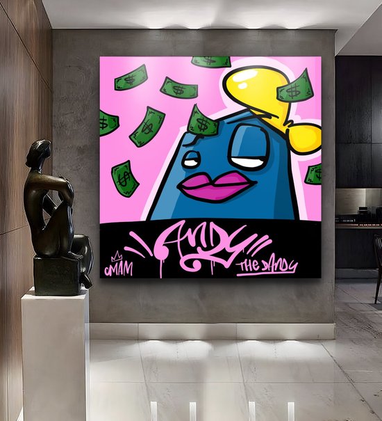 My kind of rain. Andy The Dandy - Meerdere kleuren - Plexiglas 150 x ...