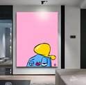 Pink andy the dandy - Meerdere kleuren - Plexiglas 140 x 200 | bol