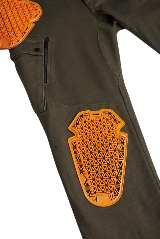 Pando Moto Mark AAA Cargo Olijf Motorjeans - Maat 32/34 - Broek | bol