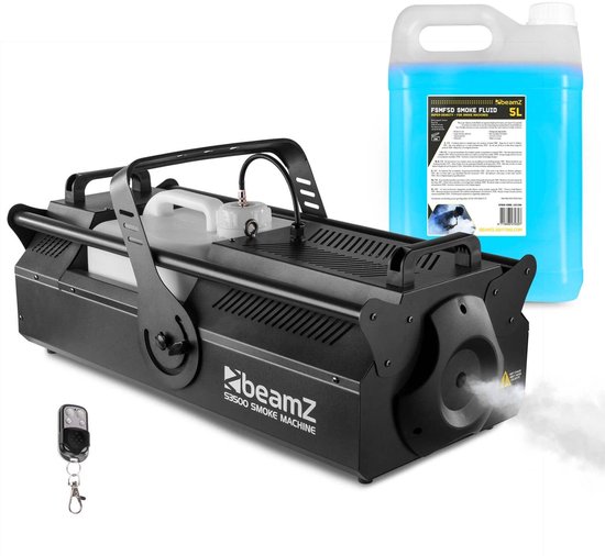 BeamZ S3500 Rookmachine met 5 liter vloeistof - Krachtige rookmachine ...