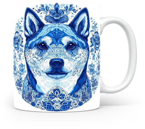Mok Shiba Inu Beker voor koffie of tas voor thee, cadeau voor ...