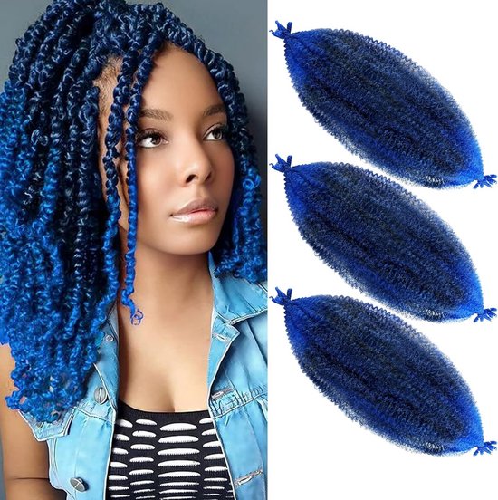 Spring Twist Vlechten Haar 3 Stuks - Zacht & Lichtgewicht Synthetisch ...