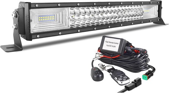Waterdichte LED Lichtbalk 57 cm Rechtdrie Rijen Stroboscoop 270W voor ...