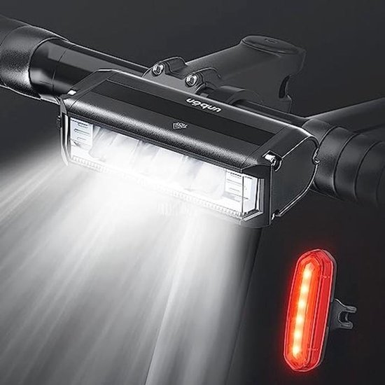 Krachtige Oplaadbare Fietslamp met 5 Modi - Waterdichte LED Fietslampen ...