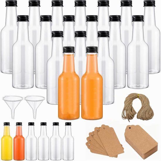 Herbruikbare Mini Liqueur Vials - 24 Pack - 100ml/3.5oz - Lege Plastic ...