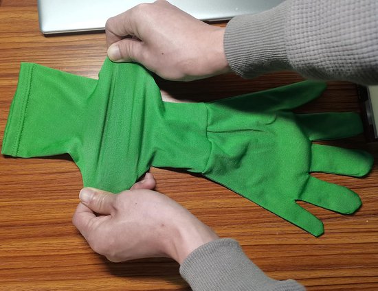 Chroma Key Handschoenen Groen voor Green Screen Fotografie en Video ...