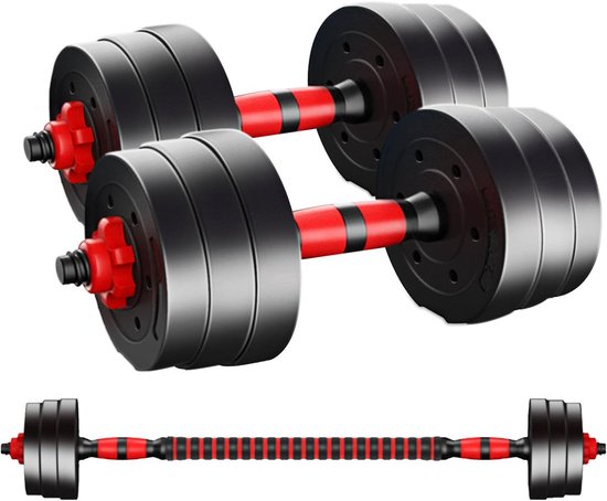 Verstelbare Halter Set 20 kg voor Krachttraining Thuis en Fitness | bol