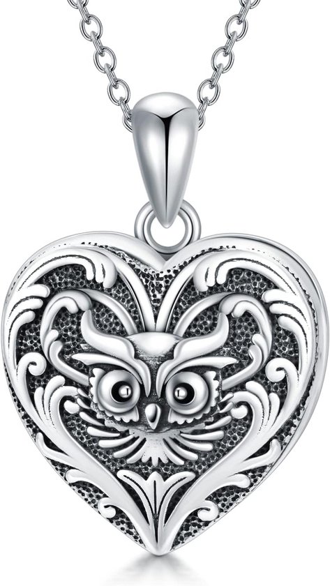 Hanger Ketting met Foto Medaillon in Hart- of Ronde Vorm | bol