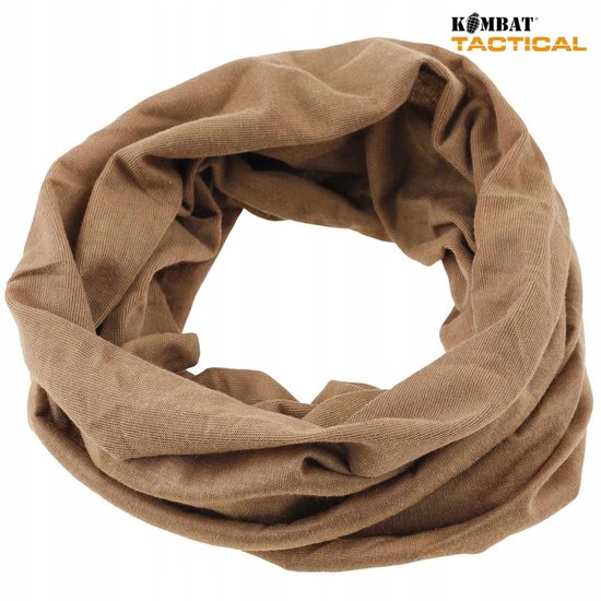 KOMBAT Multifunctionele Nekwarmer/Buff - Coyote Tan | bol