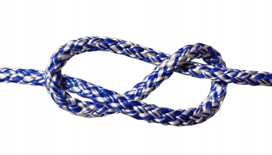 Lanex D-Jib 7mm Blauw-Wit Touw voor Zeilboten | bol