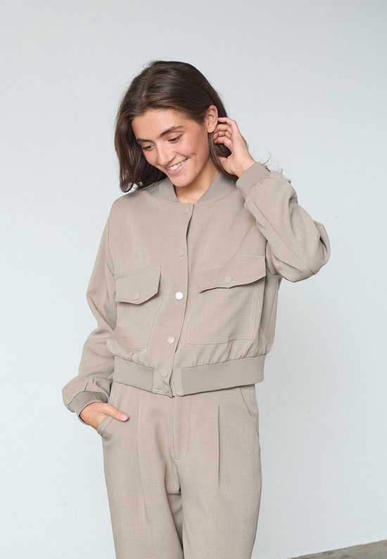 SISTERS POINT Garwin-ja20 - Dames Jas - Sand - Maat S | bol