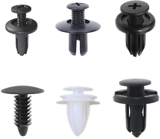 120 stuks Auto Retainer Clips - Nylon Bumper Rivet Clips | bol
