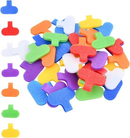 40 Pcs Electric Cable Labels - Writable Electric Cable Markers - Self ...