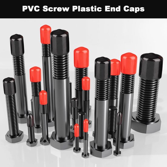 300 Stuks Rubberen Eindkappen Voor Schroeven - 12 Maten Ronde Buis ...