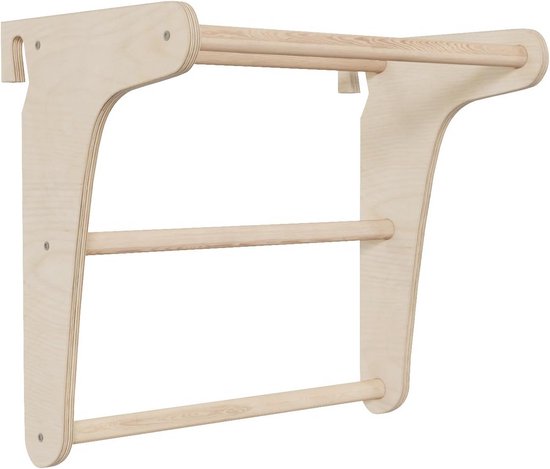 Houten Optrekstang voor Wandrek - Geschikt voor Fitness, Gymnastiek en ...