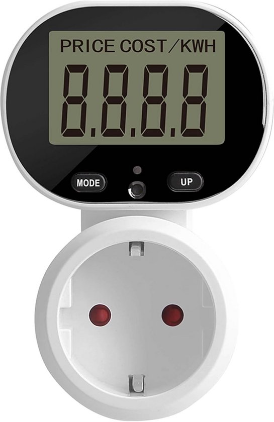 Nauwkeurige Stroommeter voor Stopcontact met Dubbel Tariefmeting 230V | bol