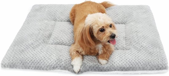 Comfortabel Hondenmatras Grijs - Warm & Wasbaar Huisdier Kussen voor ...