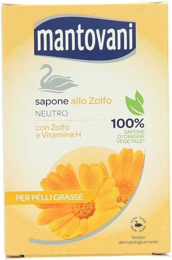 24x Savon Soufre 100g - Savon Neutre pour Peau Grasse et Impure | bol