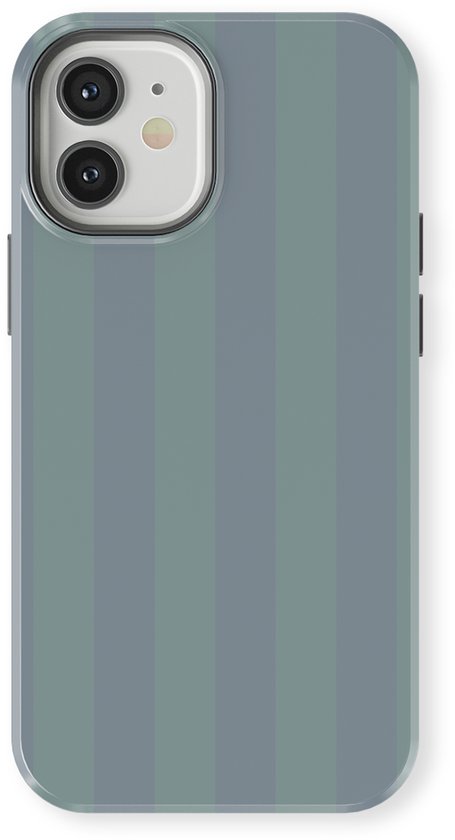 Mobiq - Stripes Backcover met Magsafe geschikt voor iPhone 12 Mini ...