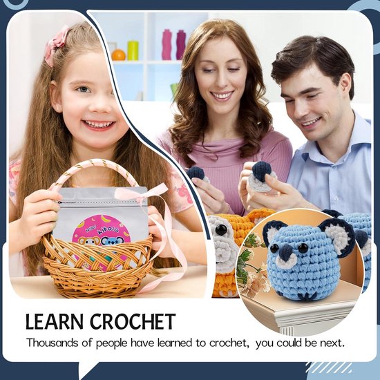 Allecta - Complete haakset voor Amigurumi beginners - haakpakket met ...