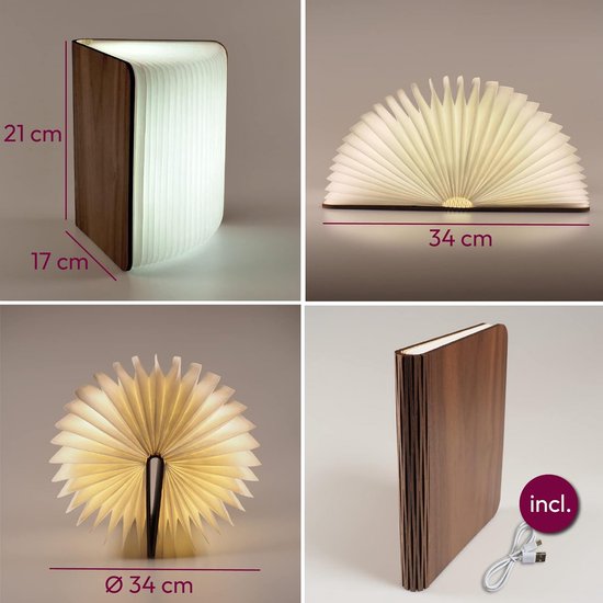 Boeklamp Groot met Magnetische Sluiting | Hoogwaardige Tyvek Papier ...