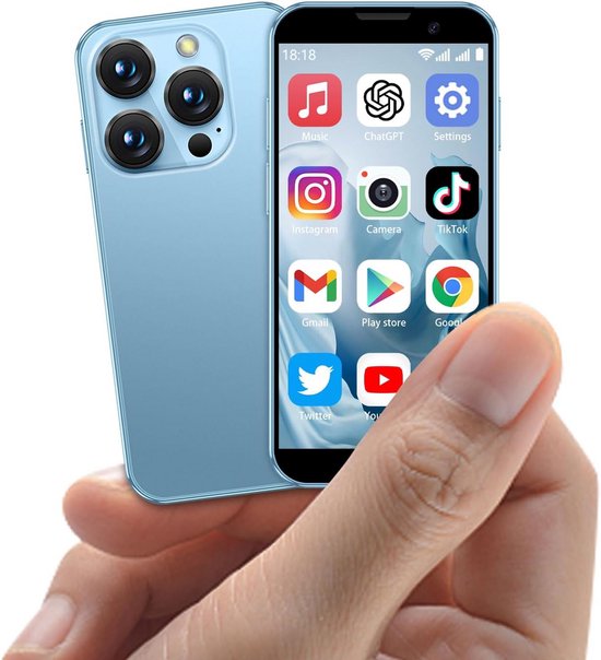 Mini Smartphone met 3.0 inch HD Scherm - Duidelijke Camera, Dual SIM ...